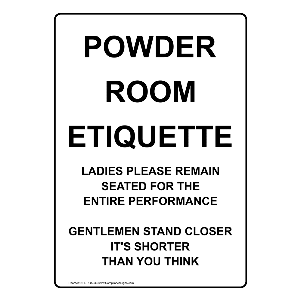 Work Restroom Etiquette