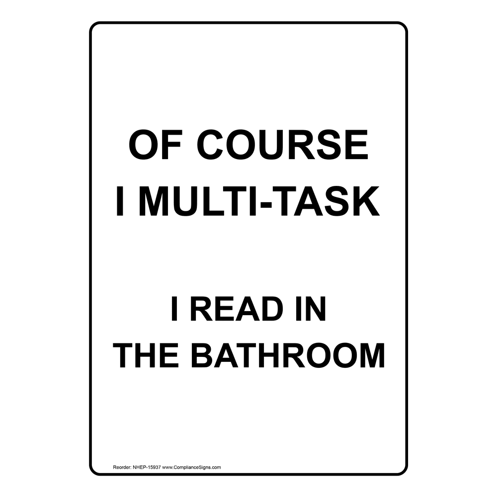 Bathroom Signs Do And Don Ts