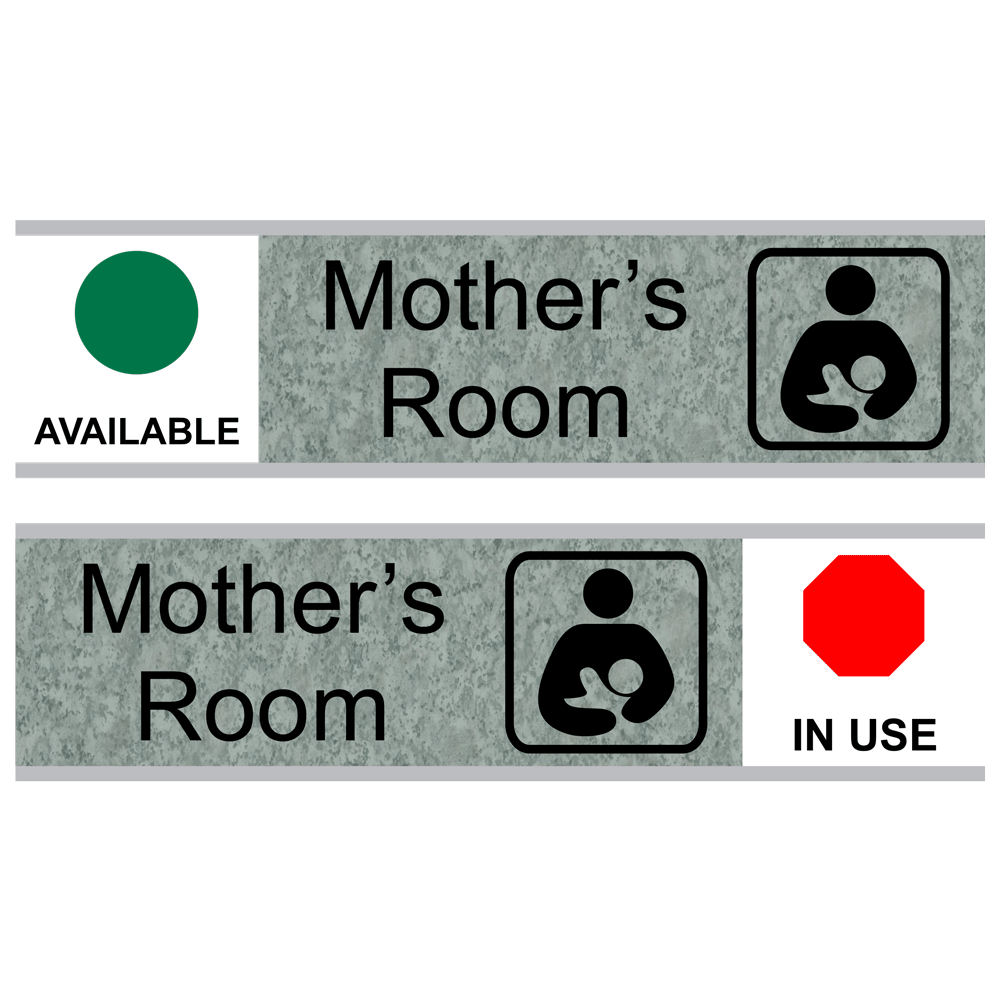 Mother's Room (Available/In Use) Sliding Engraved Sign EGRE-15952-SYM ...
