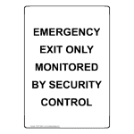 No Trespassing/Security - Security Camera Signs and Labels