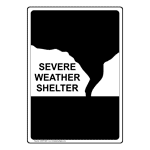 Fire/Emergency - Severe Weather Shelter Signs and Labels