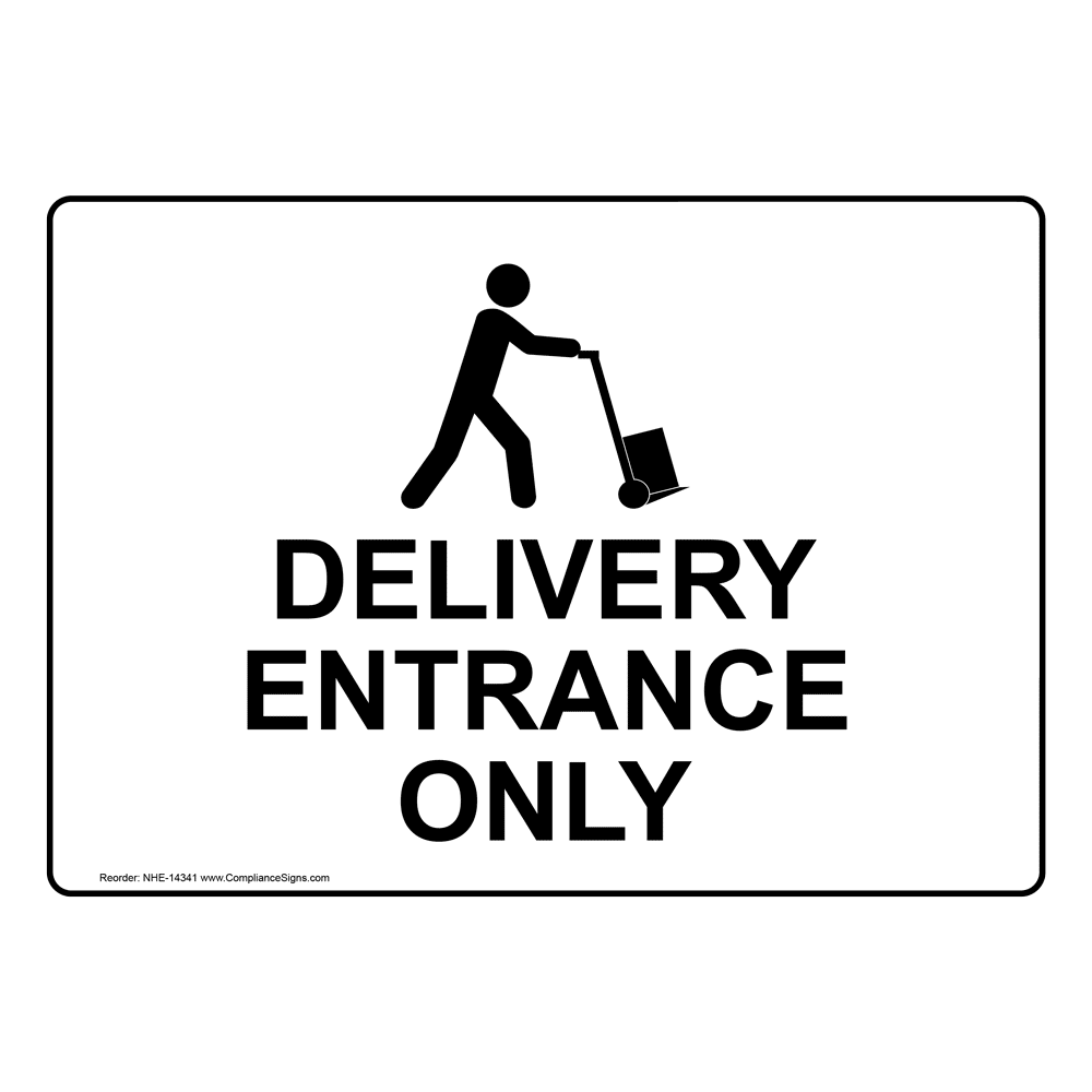 Holding Area Sign NHE-8171 Shipping / Receiving