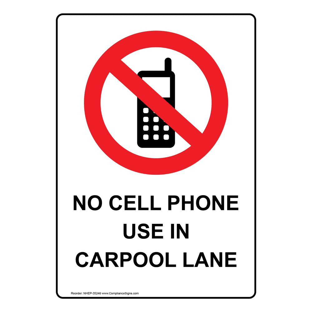 Carpool Traffic Signs