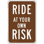 Parks/Recreation - Horseback Riding Signs and Labels