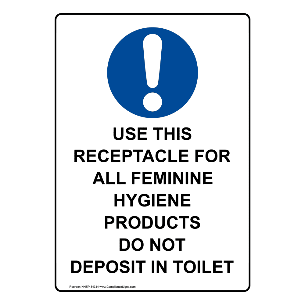 Portrait Do Not Discard Trash Or Paper Towels Sign NHEP 34356 portrait-do-not-discard-trash-or-paper-towels-sign-nhep-34356