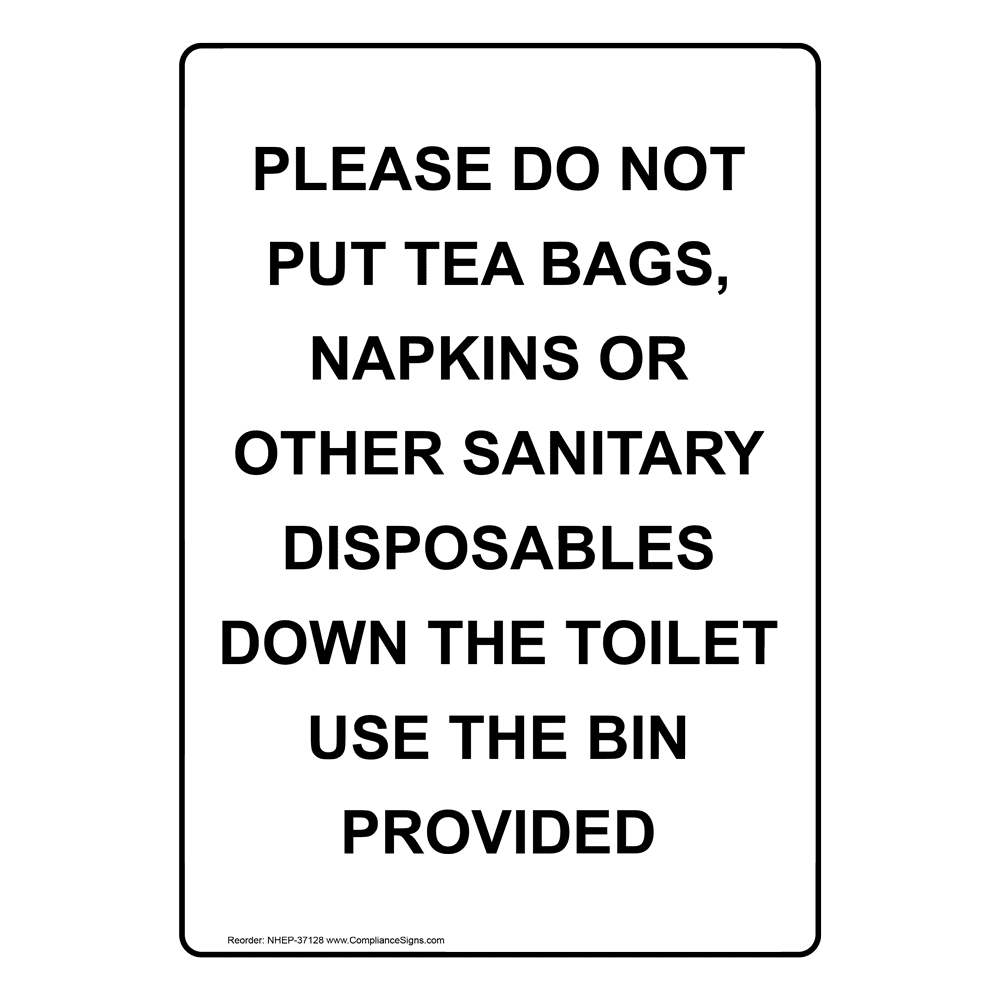 Portrait Do Not Dispose Of Diapers In Restroom Sign NHEP 37097 RED portrait-do-not-dispose-of-diapers-in-restroom-sign-nhep-37097-red
