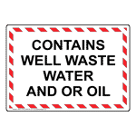 Chemical - Used / Waste Oil Signs and Labels