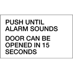 Fire/Emergency - Emergency Alarm Signs and Labels