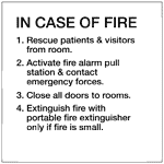 Fire/Emergency - Fire Alarm Signs and Labels