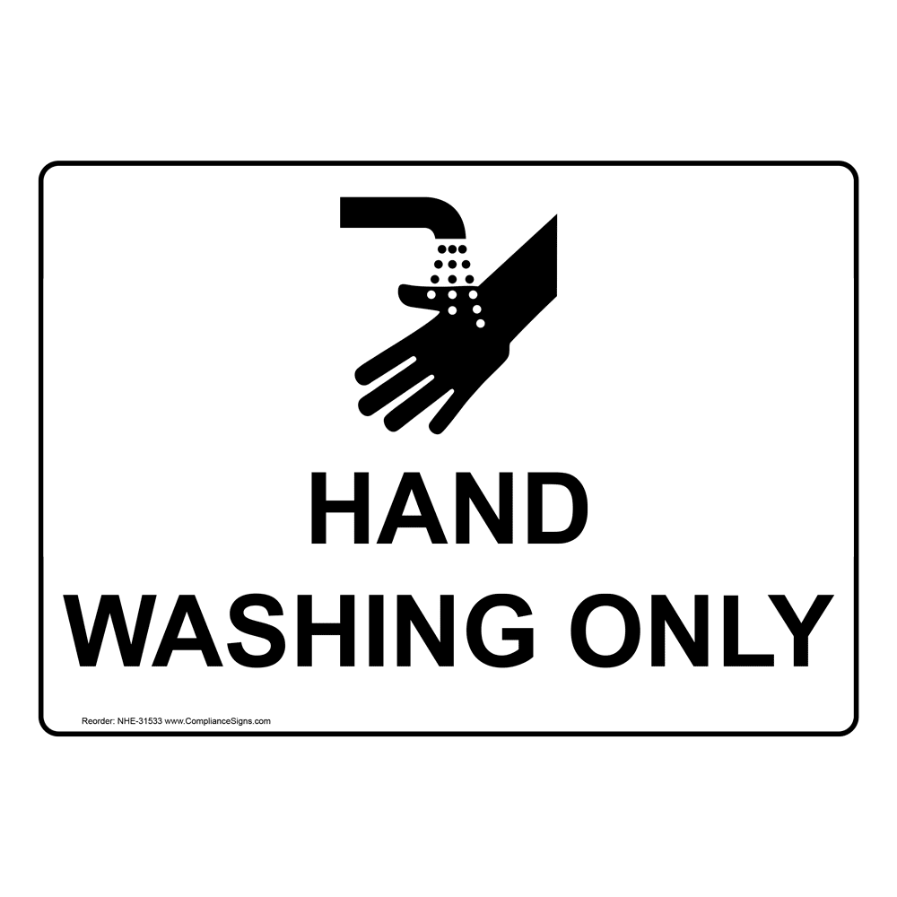 Hand Washing Only Sign Printable Hand Washing Only Sign Printable
