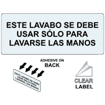 Handwashing - Handwashing Only Sink Signs and Labels