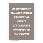 Restrooms - Feminine Hygiene