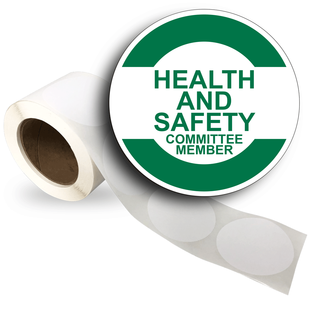 Health And Safety Committee Member Roll Label LDRE-19126