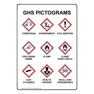 Ghs Pictograms Sign GHS-19735 Chemical