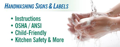 Cancer Hand Washing Signs
