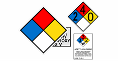 Nfpa Diamond Warning Placard