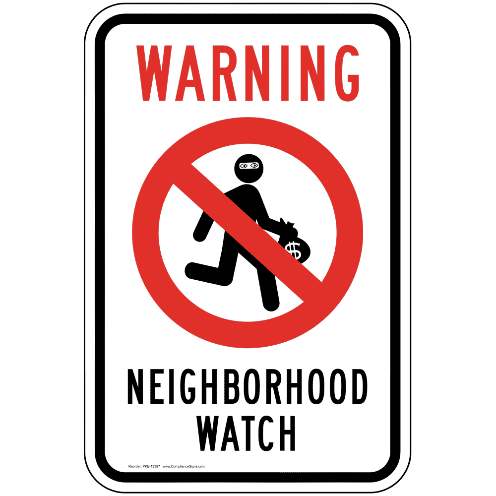 Neighborhood Information Signs