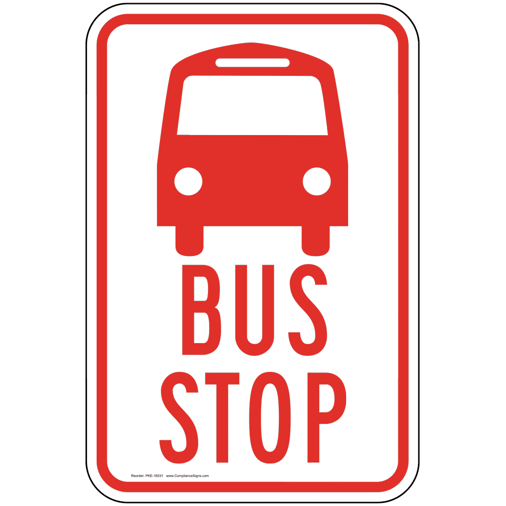 Printable Bus Stop Sign Printable Word Searches